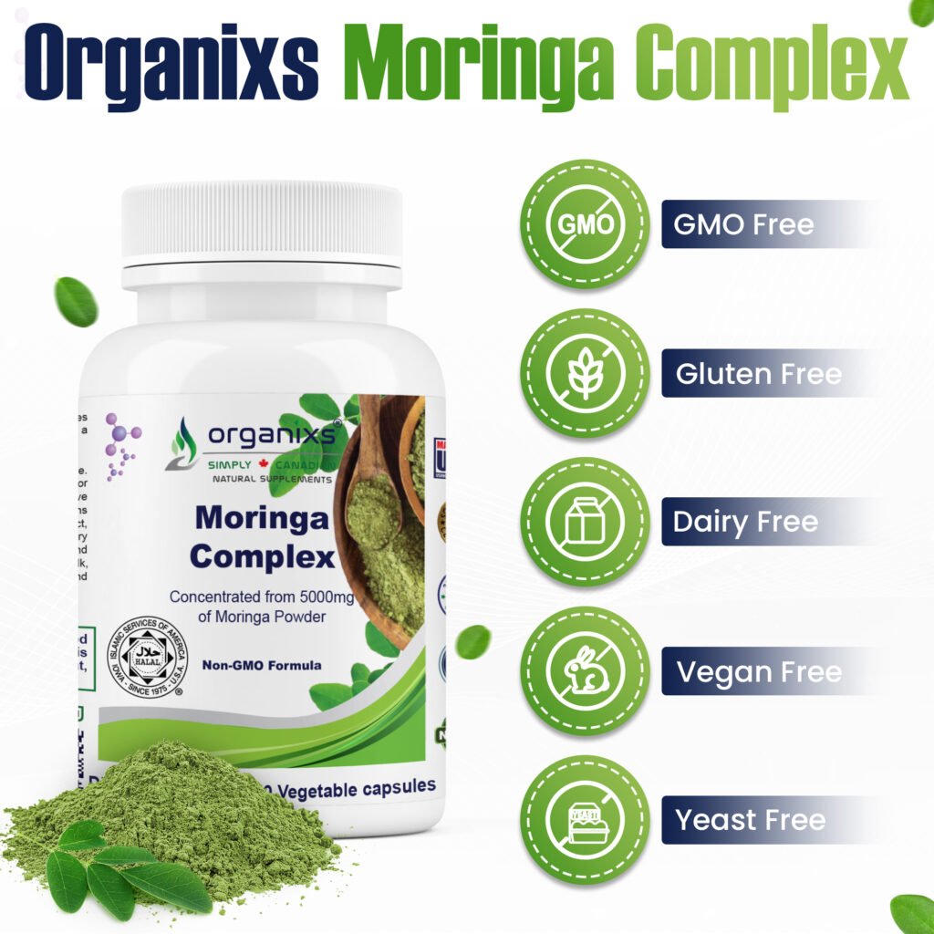 Moringa Oleifera Complex 5000mg - Organixs Canada Inc
